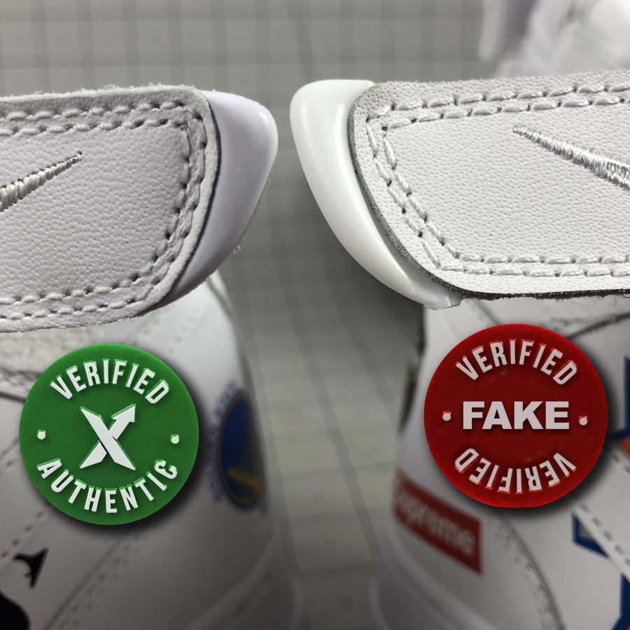 Nike Supreme Air Force 1 Mid : Real vs. Fake | Shoemakers Academy