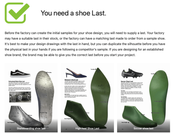 Make Your Shoe Design Factory Ready: Shoe Maker's Pre-Flight Checklist ...