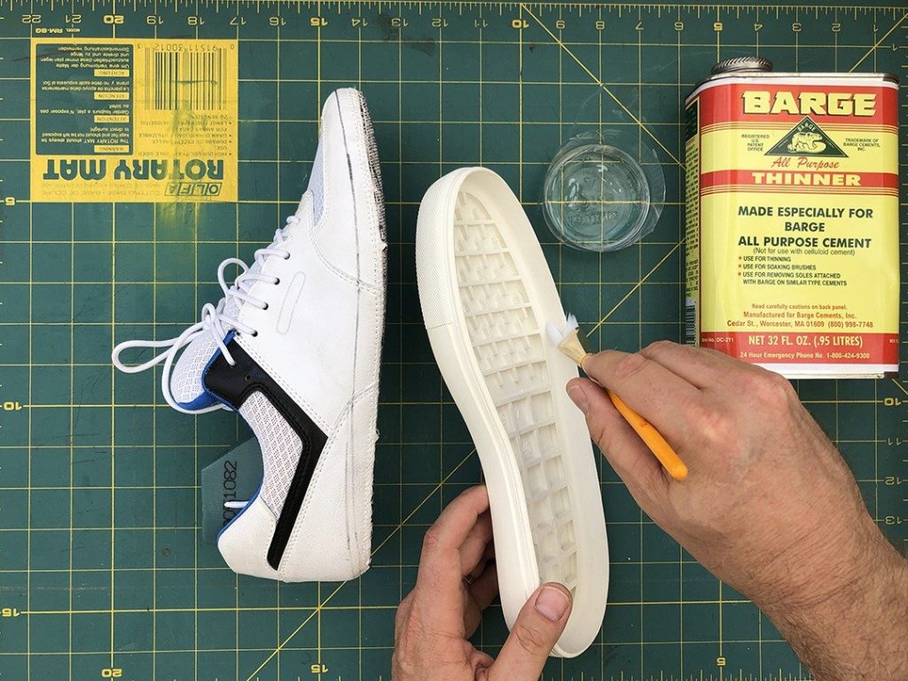 Outsole Cementing - DIY Step-by-step process