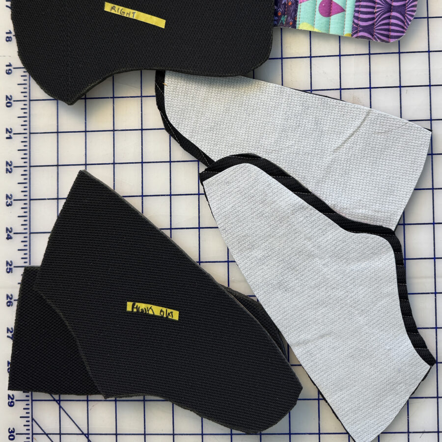 Tear-resistant fabric to reinforce shoe upper DIY materials